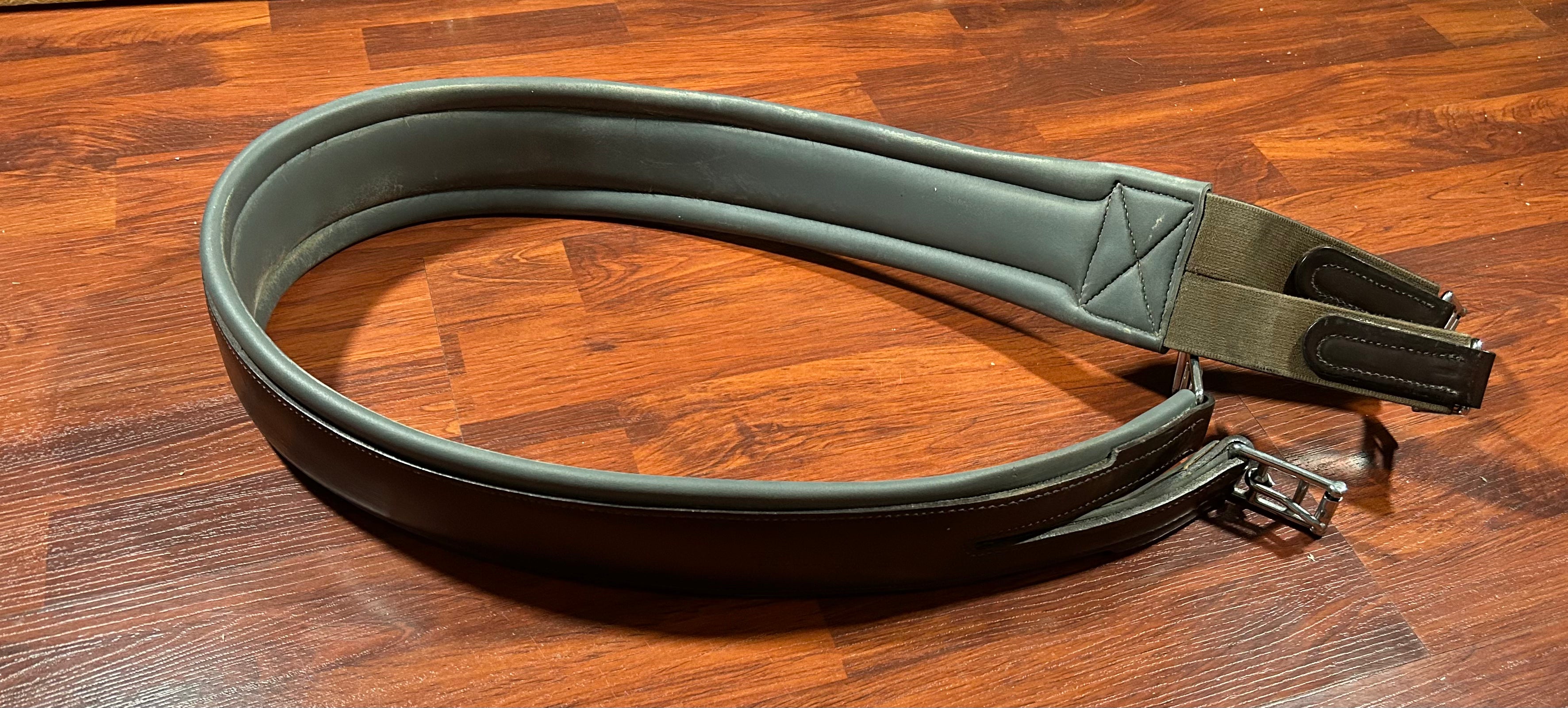 54” thinline brown leather girth – All About Tack