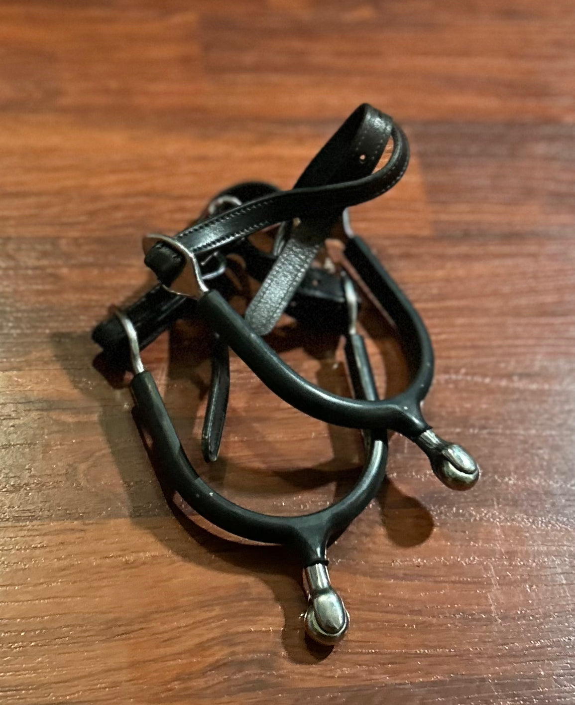 Rolled ball spurs with straps – All About Tack