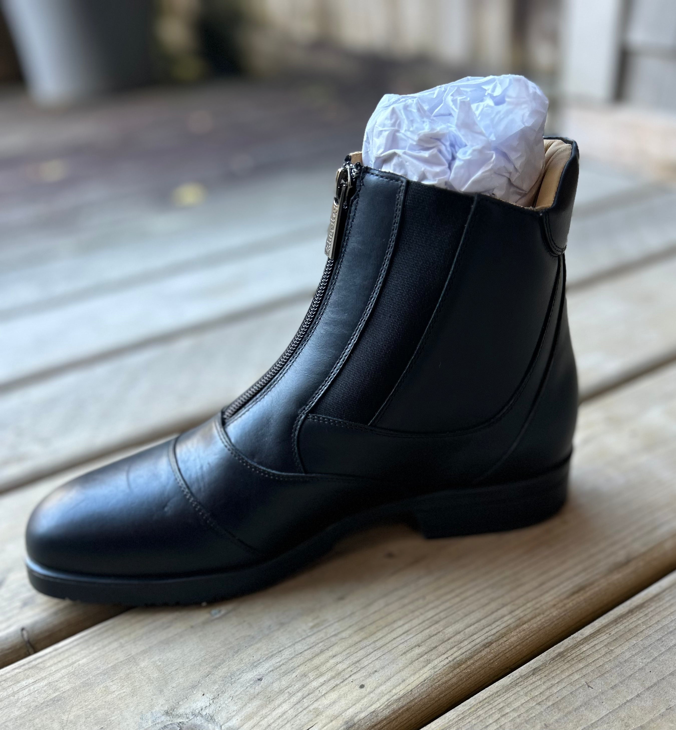Kingsley size 42 Sidney boots black. New – All About Tack